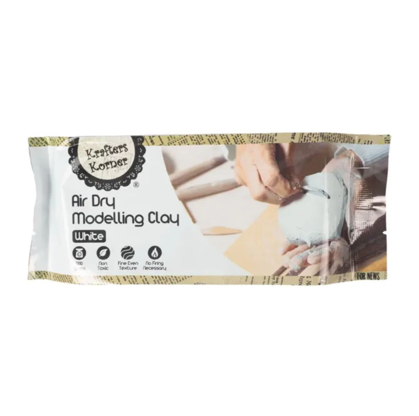 Air Drying Clay - 500G White | The TeamKids Shop